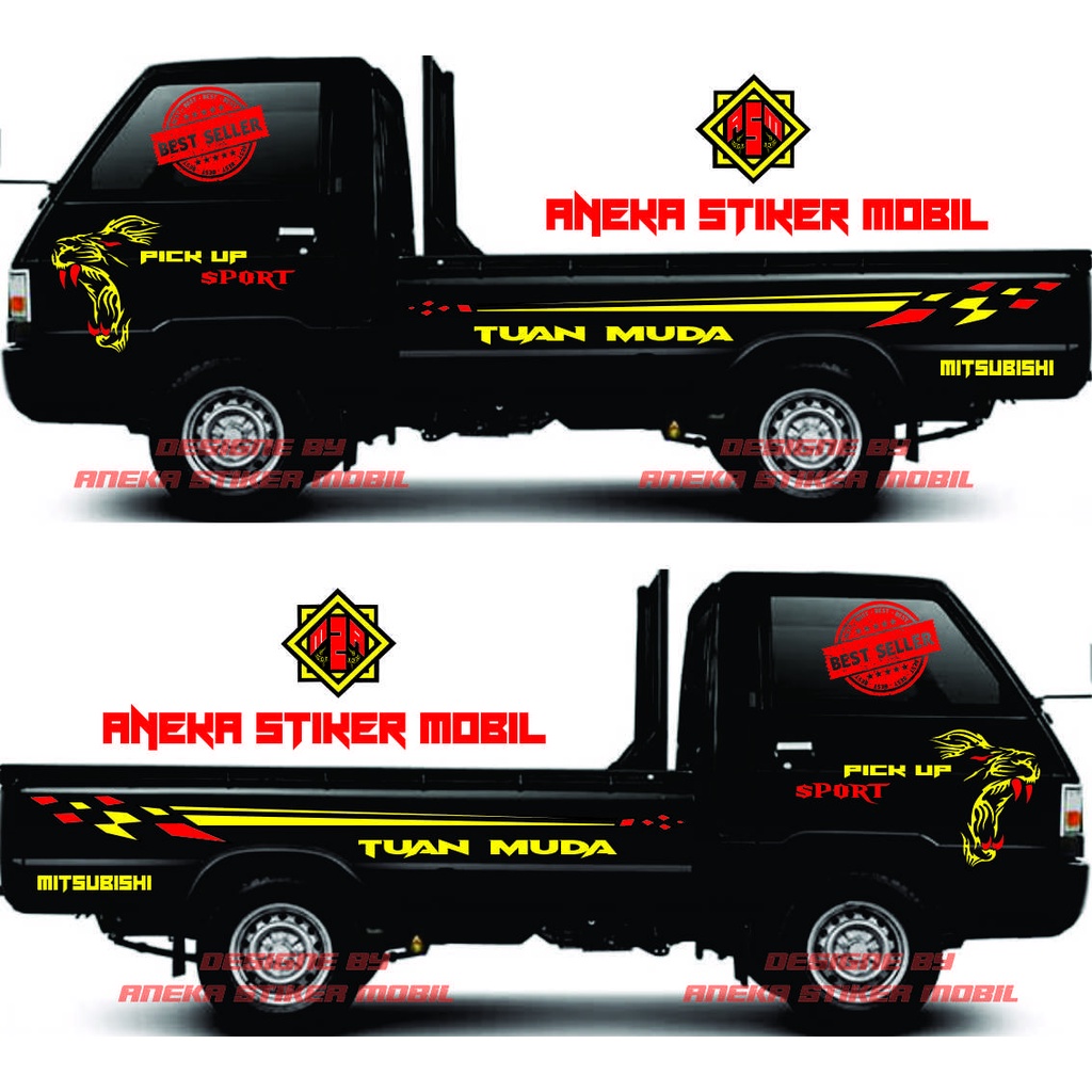 Jual STIKER MOBIL PICK UP L300 STIKER L300 TERBARU STIKER CUTTING PICK ...