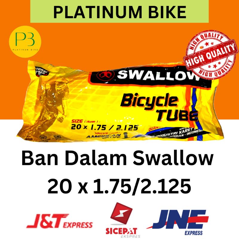 Jual BAN DALAM SEPEDA 20 X 1.75 / 2.125 SWALLOW ORIGINAL | Shopee Indonesia