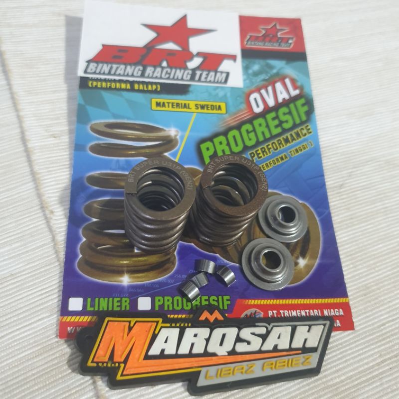 Jual Per Klep BRT KLX 150 CRF 150 DTRACKER Progresif Gen 2 set Retainer | Shopee Indonesia