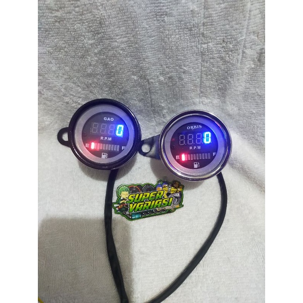 Jual rpm digital plus amper bensin digital rpm motor digital ampere ...