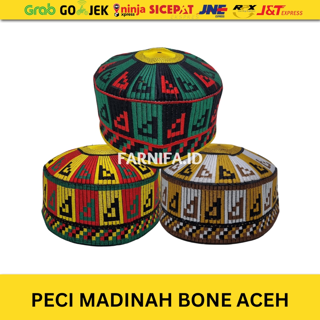 Jual PECI KOPIAH TEUKU UMAR ACEH KOPIAH MADINAH BUGIS ACEH FULL BORDIR ...