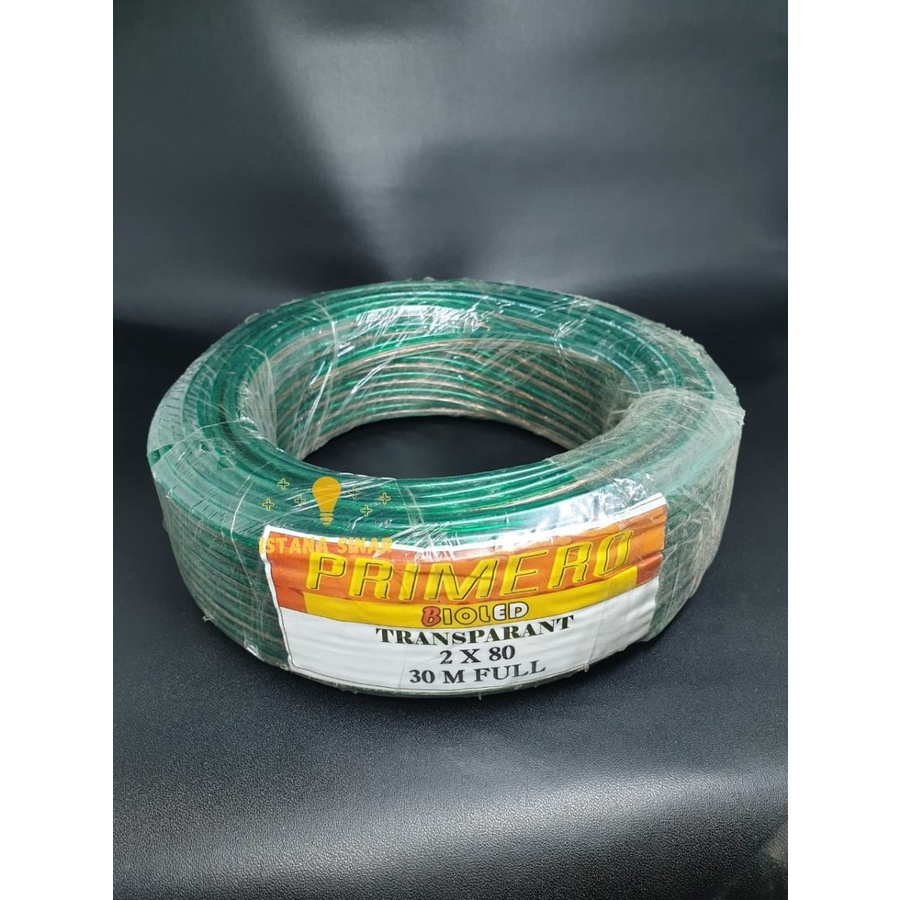 Jual Kabel Listrik Transparan 2 x 80 / Kabel Audio / Kabel Serabut 1 ...