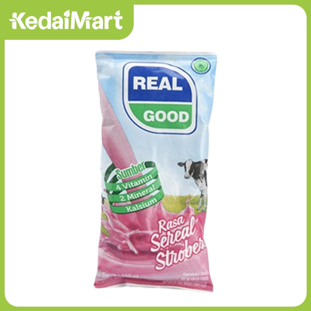 Jual Real Good UHT Rasa Strawberry 150 ml | Shopee Indonesia