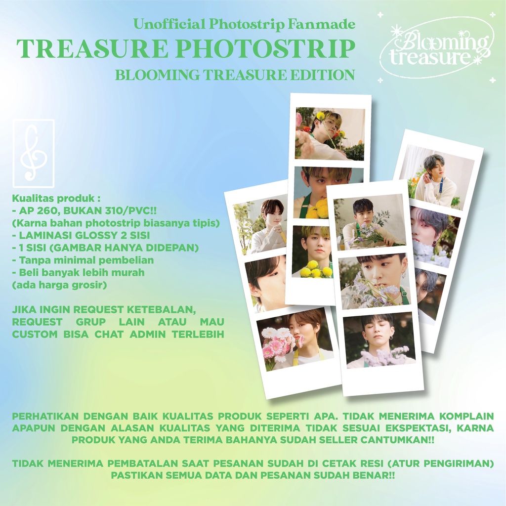 Jual PHOTOSTRIP TREASURE BLOOMING TREASURE FANMADE DESIGN BY GEBIUSUGAR ...