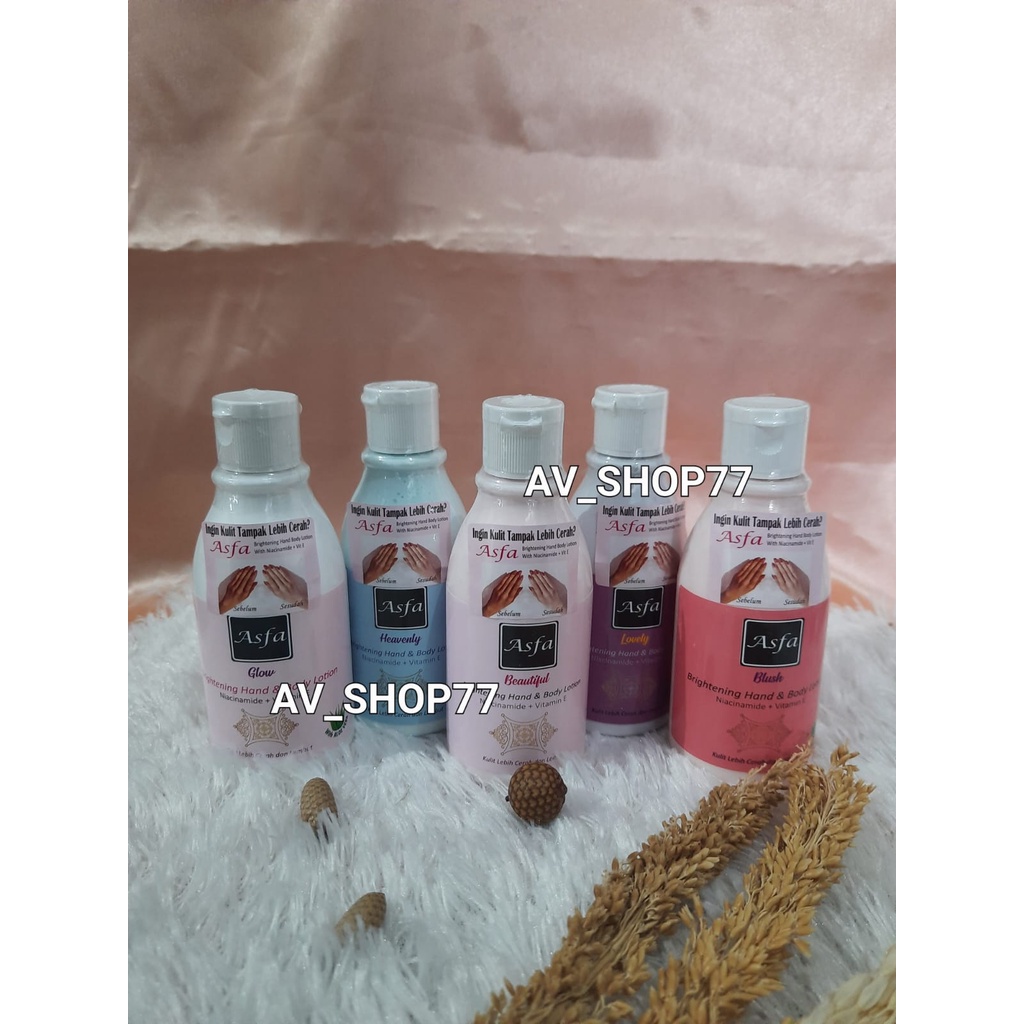 Jual ASFA Mini Brightening Body Lotion with Niacinamide dan Vitamin E 130ml | Shopee Indonesia