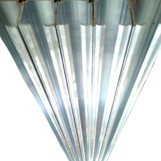 Jual Rel/Rail Sliding Pintu Lipat Aluminium Panjang 3Meter Tanpa Roda ...