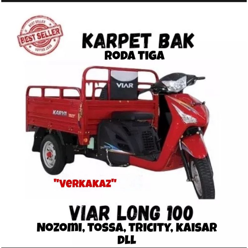 Jual TERMURAH KARPET BAK PICK UP RODA TIGA 4MM VIAR KAISAR NOZOMI ...