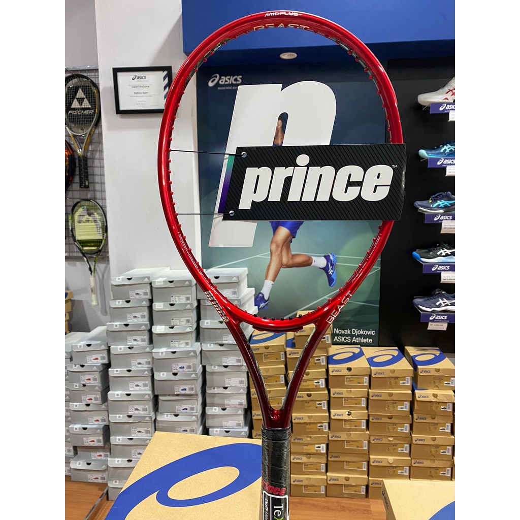 Jual Raket Tenis Prince Beast 100 [280 Gram / 100 inc] | Shopee Indonesia