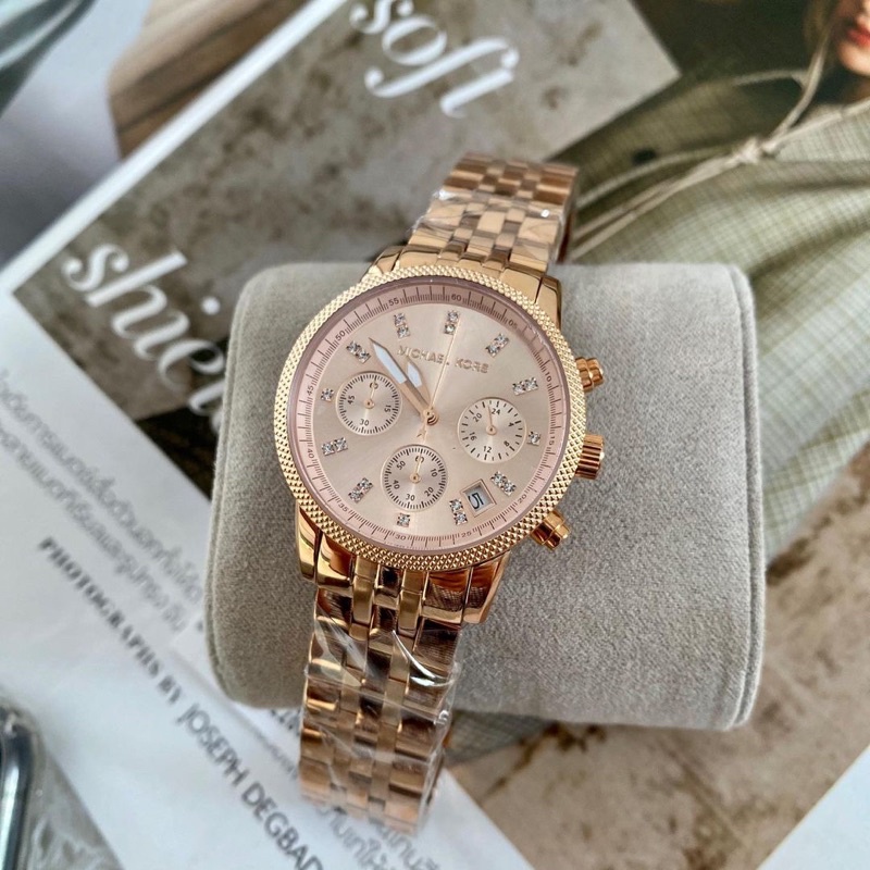 Jual MK6077 Series Ritz Rosegold Stainless steel Original Jam Tangan ...