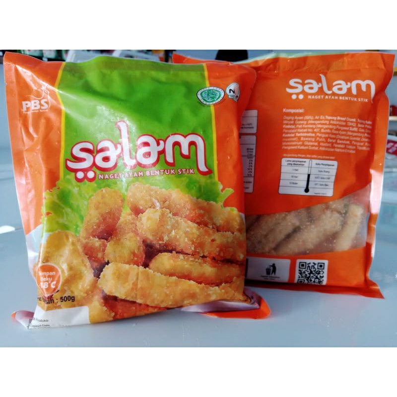 Jual Nugget Ayam Merk SALAM Bentuk Stik 500gram.Free Bubblewarp | Shopee Indonesia