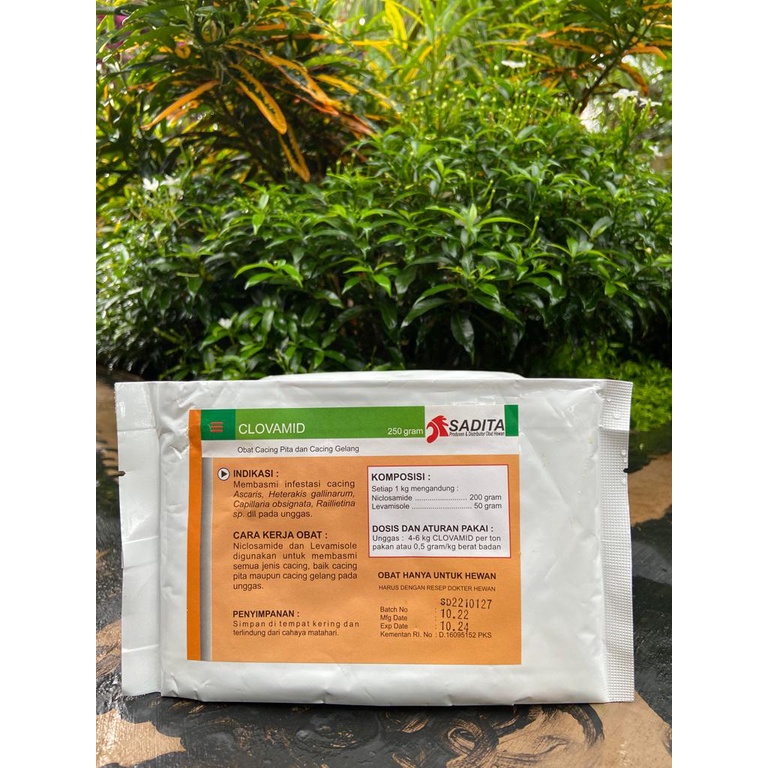 Jual Clovamid 1 KG @250 Gram | Obat Hewan Obat Cacing | Shopee Indonesia