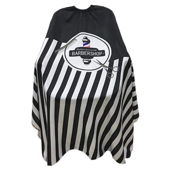 Jual Memang Keren--Sarung Kain Kip Kep Potong Rambut MOTIF BARBER POLE ...