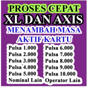 Jual PULSA AXIS MURAH | Shopee Indonesia