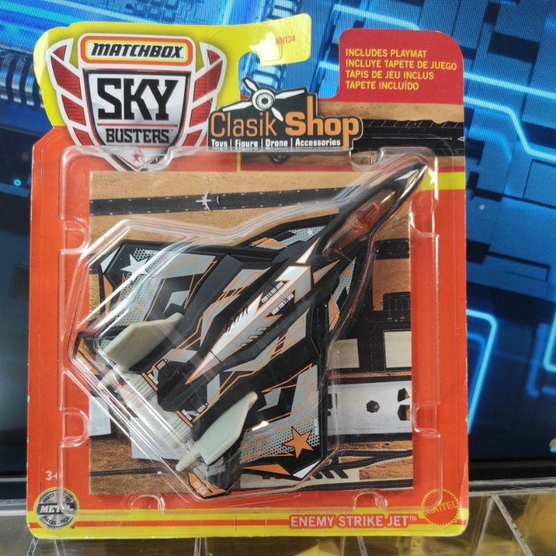 Jual Matchbox Sky Busters Enemy Strike Jet | Shopee Indonesia