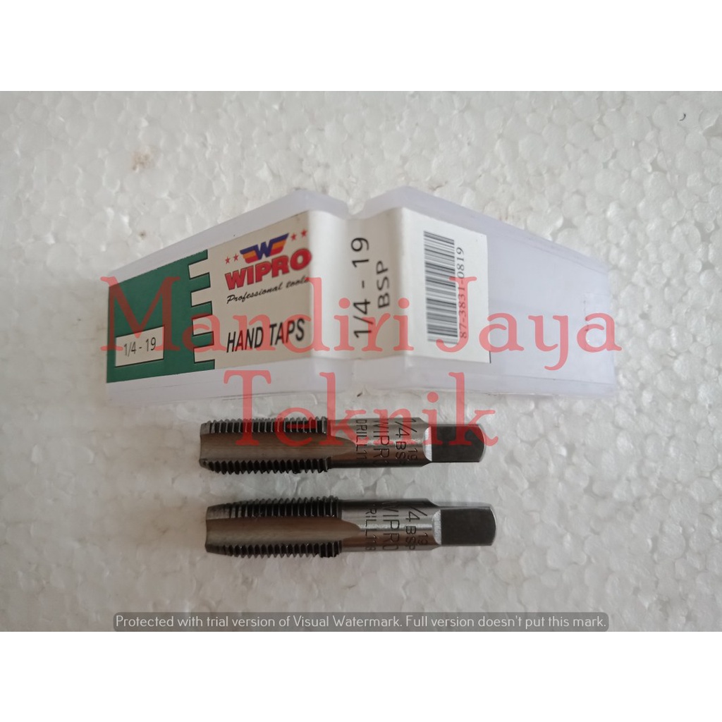 Jual Tap Pipa Set 2pcs 1/4 x 19 BSP WIPRO | Shopee Indonesia