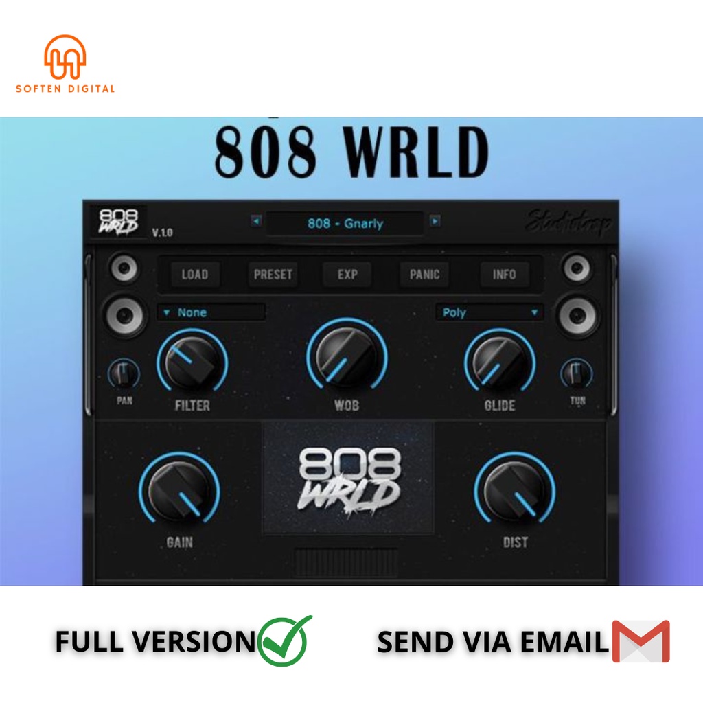 Jual Studio Trap – 808 WRLD 1 VST Plugin powerful 808 tool that ...