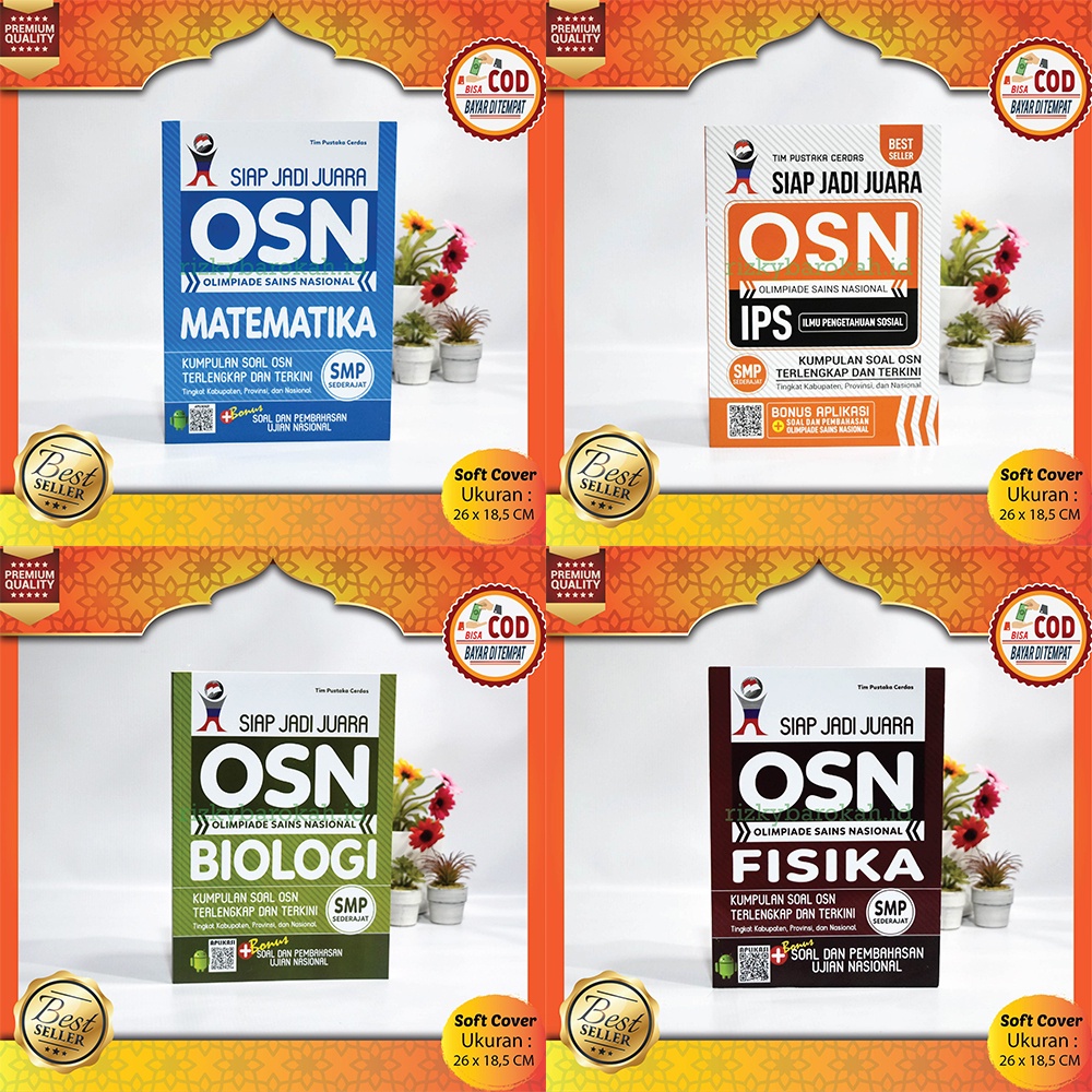 Jual BEST SELLER - Buku Siap Jadi Juara OSN Olimpiade SAINS Nasional MATEMATIKA MTK IPS BIOLOGI ...
