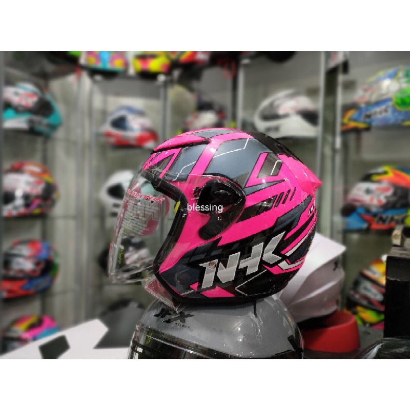 Jual NHK R6 PATROL SERIES ALL WARNA DAN PAKET SPOILER HELM OPEN FACE ...