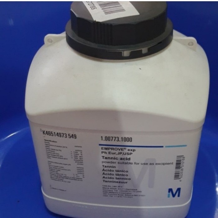 Jual Tannic Acid Merck/Asam Tanat/Tanic acid Merck 10gram | Shopee ...
