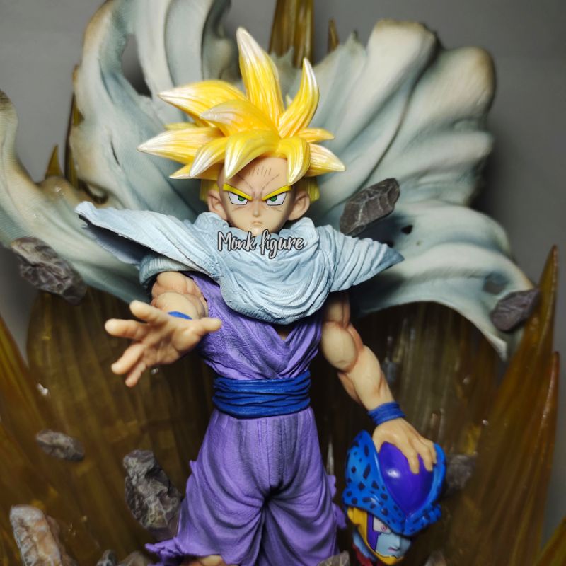 Jual Statue Son Gohan Super Saiyan Perfect Grade With Led | Shopee ...