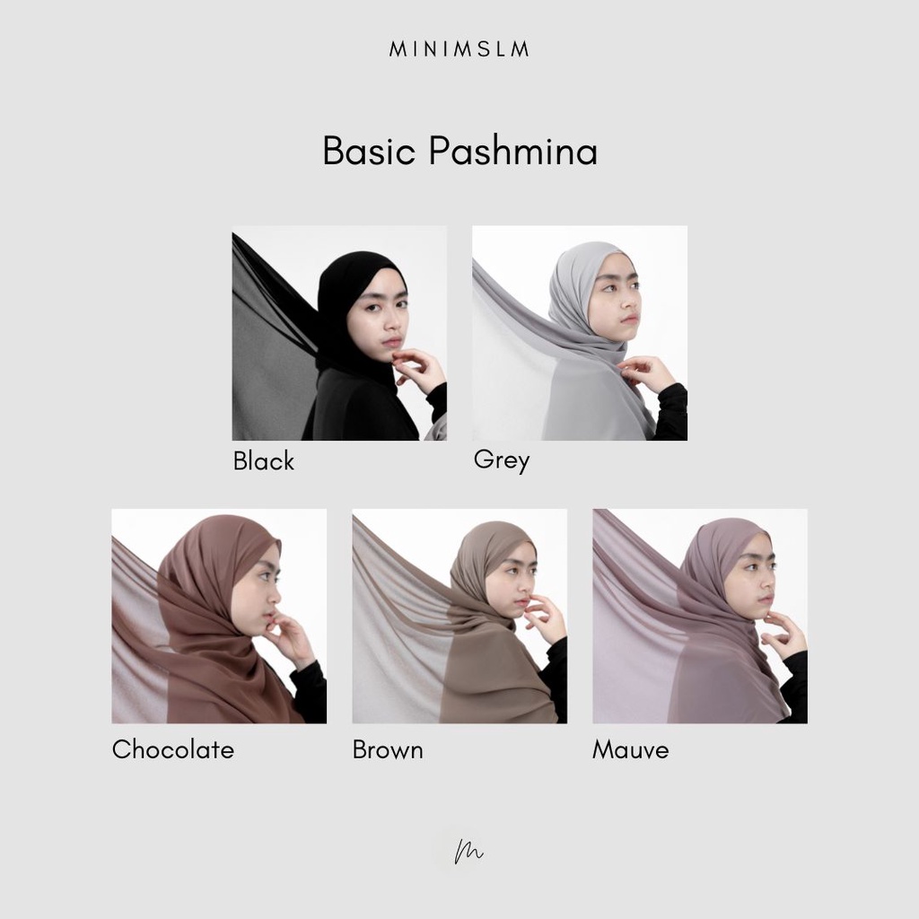 Jual (Defect Sale) Basic Pashmina | MINIMSLM | Shopee Indonesia