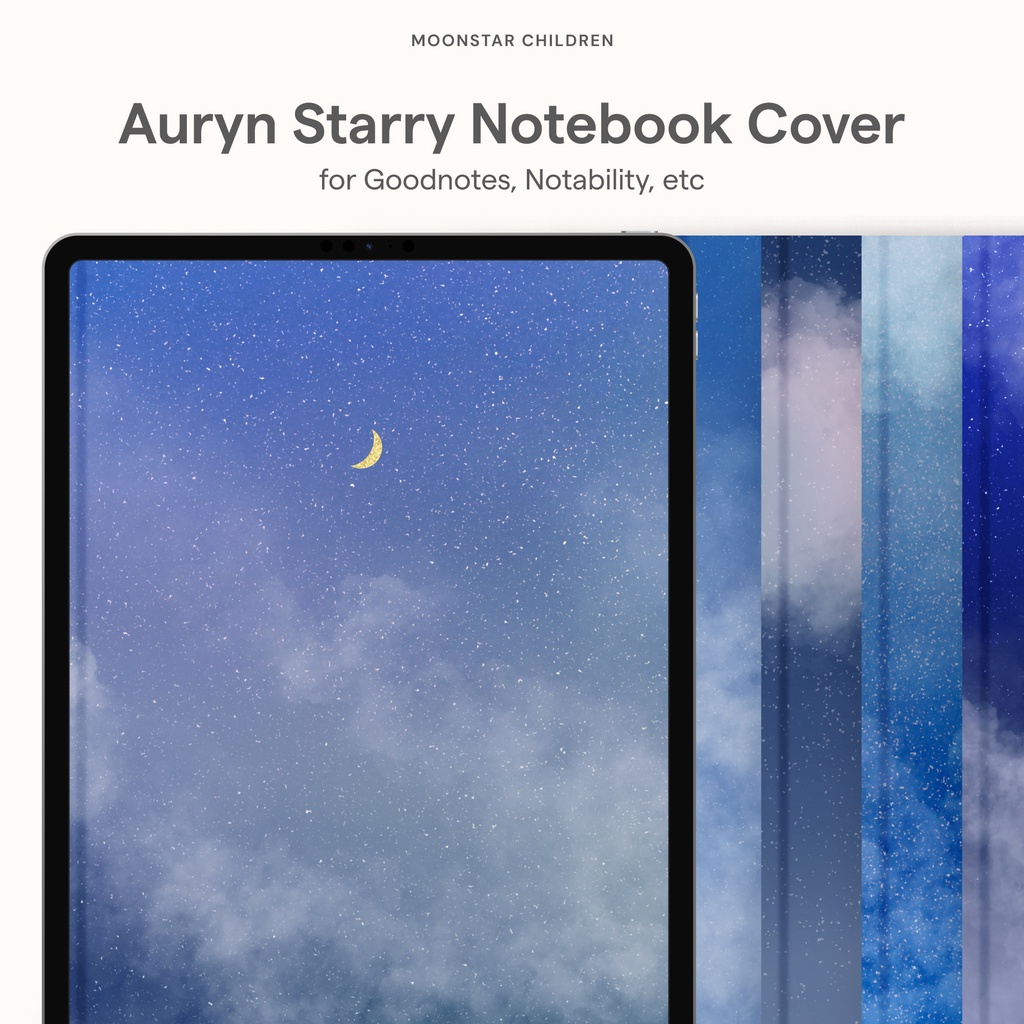 Jual Auryn Starry Digital Notebook Cover BuJo Journal Note taking Study Project Semester Lecture ...