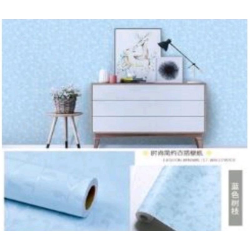 Jual SUPER MURAH (GRADE A+)!! WALLPAPER STICKER DINDING EMBOSS RANTING ...