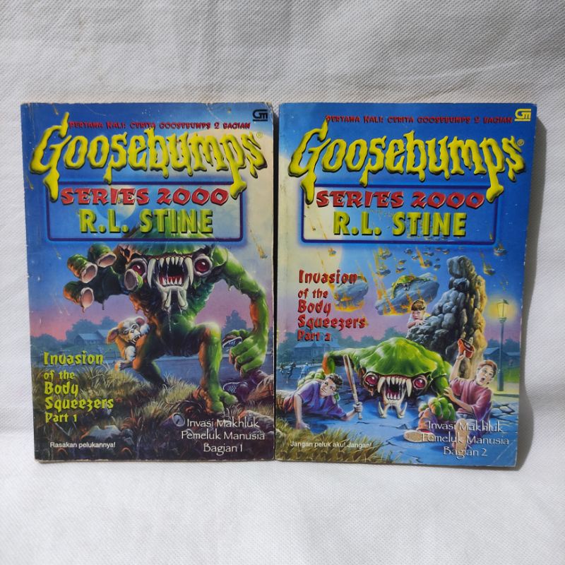 Jual Novel Goosebumps Series 2000 R.L.Stine - invasi makhluk pemeluk ...