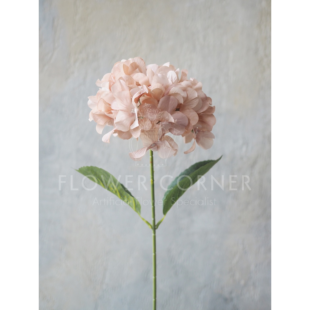 Jual Bunga Artificial Hydrangea Hortensia Bulat Tangkai Panjang (B22190 ...