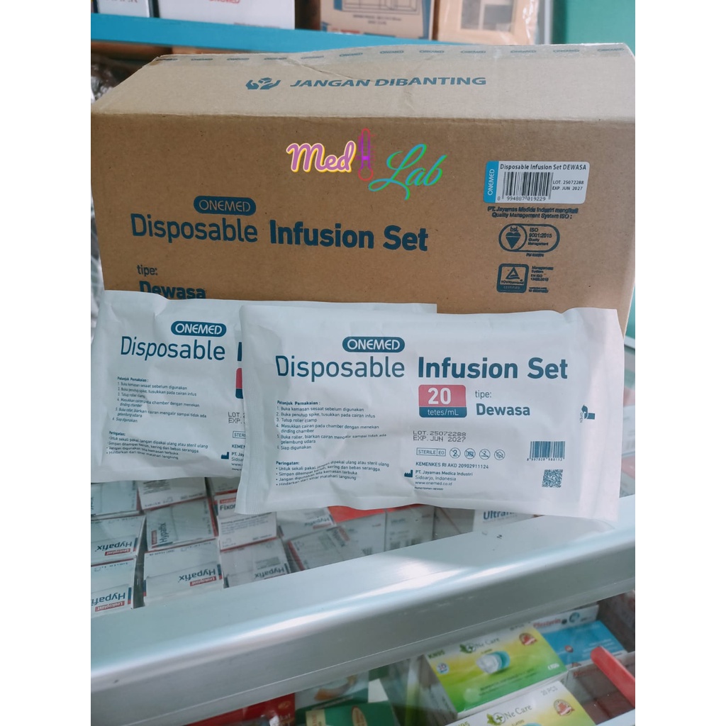 Jual Infuset Onemed Dewasa harga Ecer / infusion set | Shopee Indonesia