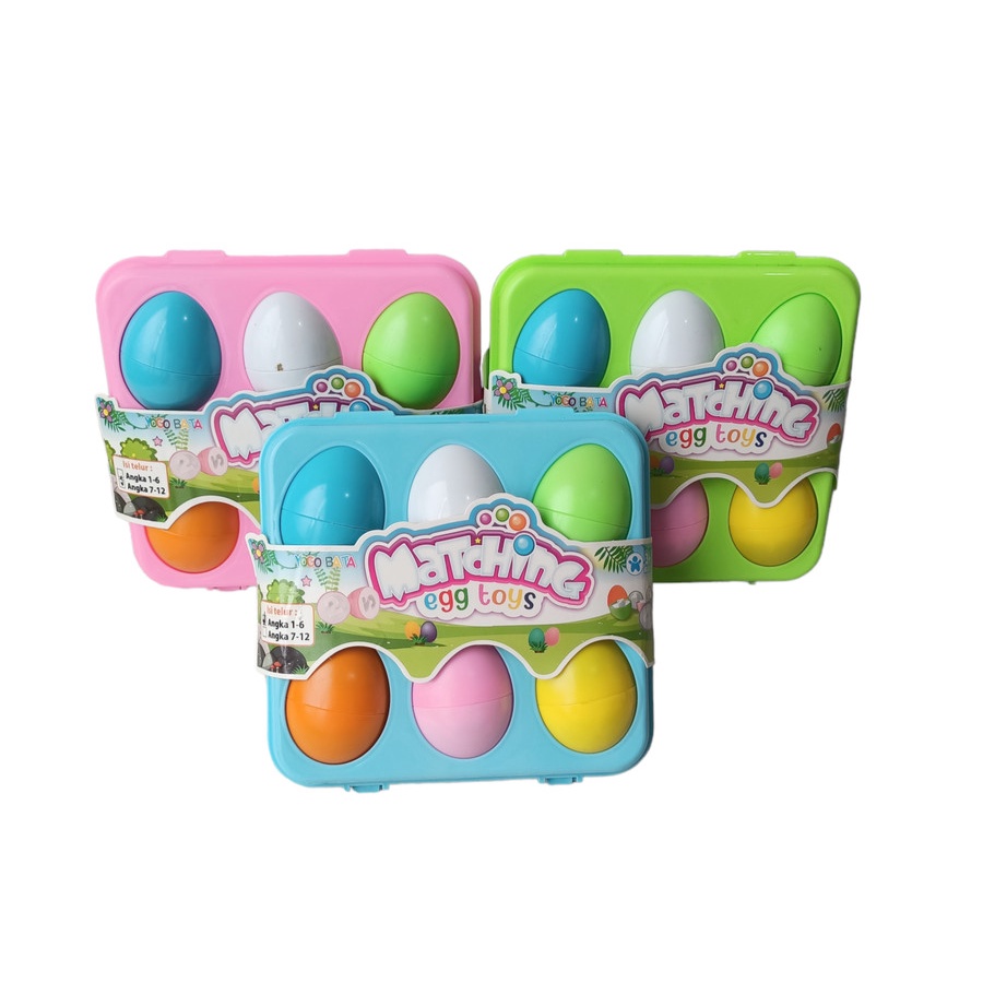 Jual Mainan Edukatif Anak MAINAN ANAK MURAH MATCHING EGG TOYS TELUR ...