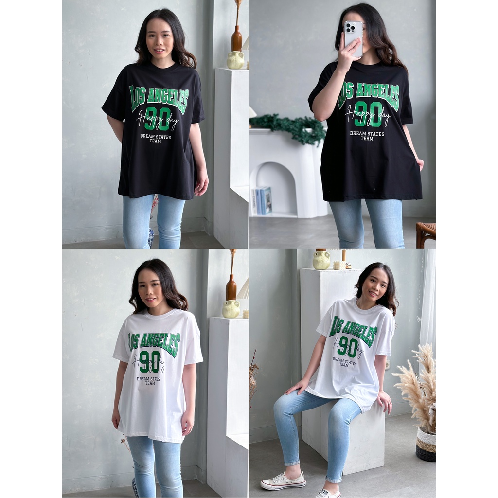 Jual Kaos Wanita Ukuran Jumbo LD 120 XXXL Bahan Cotton Combed 30s IF 091 | Shopee Indonesia