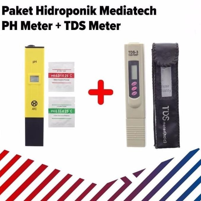 Jual Paket Alat Ukur pH Meter & TDS Meter Digital Air Akuarium Hidroponik | Shopee Indonesia