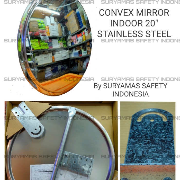 Jual KACA CEMBUNG/KACA RUANGAN/MIRROR/CONVEX MIRROR INDOOR STAINLESS 50 ...