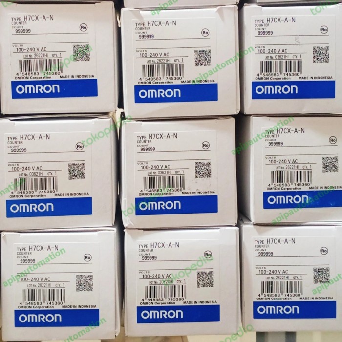 Jual Dct Digital Counter H7Cx-A-N 100-240V Ac Omron Original. | Shopee ...