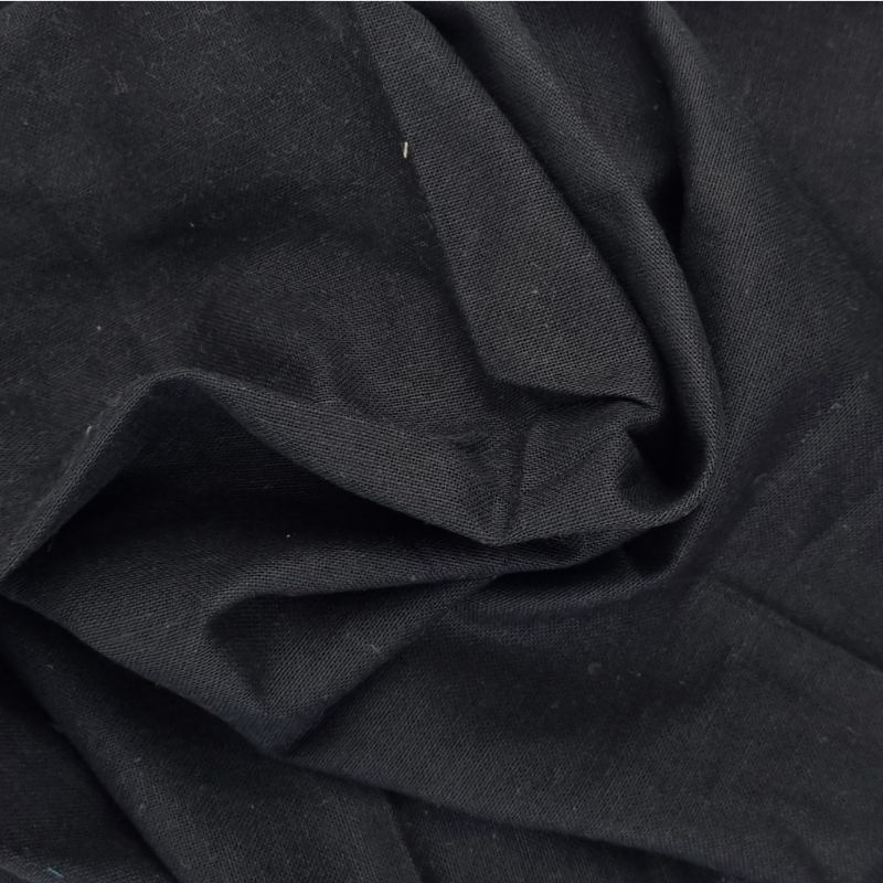 Jual Kain Katun Linen Premium Hitam | Shopee Indonesia