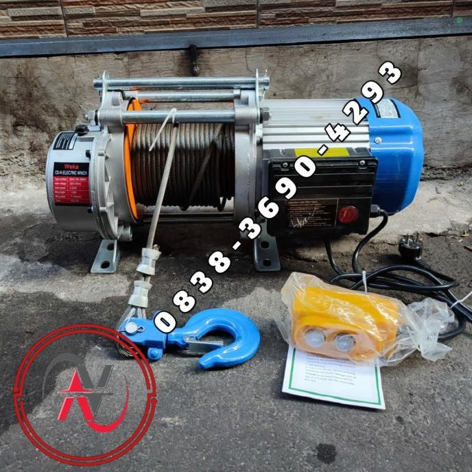 Jual KATROL LISTRIK 1500 KG 30 METER WEKA ELECTRIC WINCH HOIST MESIN ...
