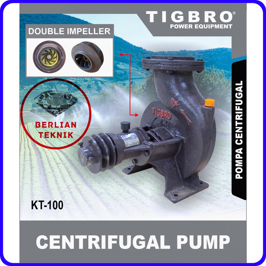 Jual Pompa Air Centrifugal Pump Tigbro KT 100 / 4 Inch | Shopee Indonesia