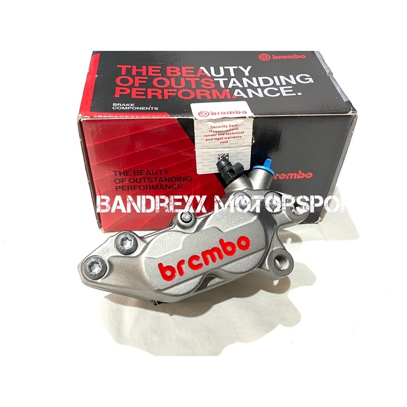 Jual Kaliper Brembo 4 Piston Axial Grey Original. | Shopee Indonesia