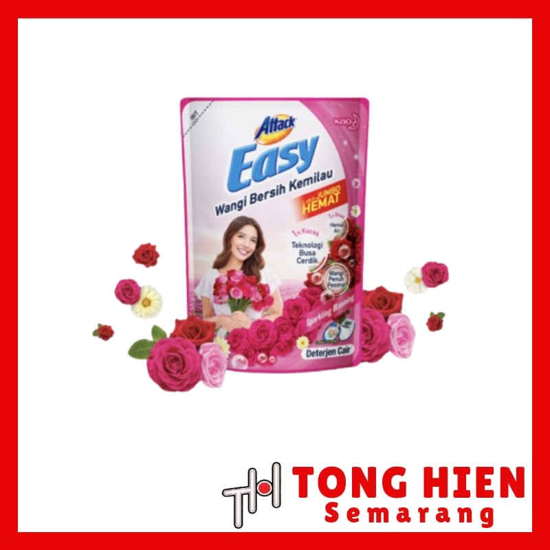 Jual ATTACK EASY LIQUID SPARKLING BLOOMING 1200ML | Shopee Indonesia