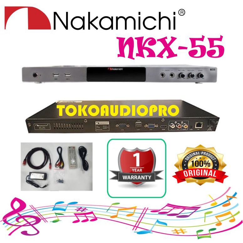 Jual Nakamichi NKX-55 Paket Mesin Karaoke Hardisk NKX55 | Shopee Indonesia