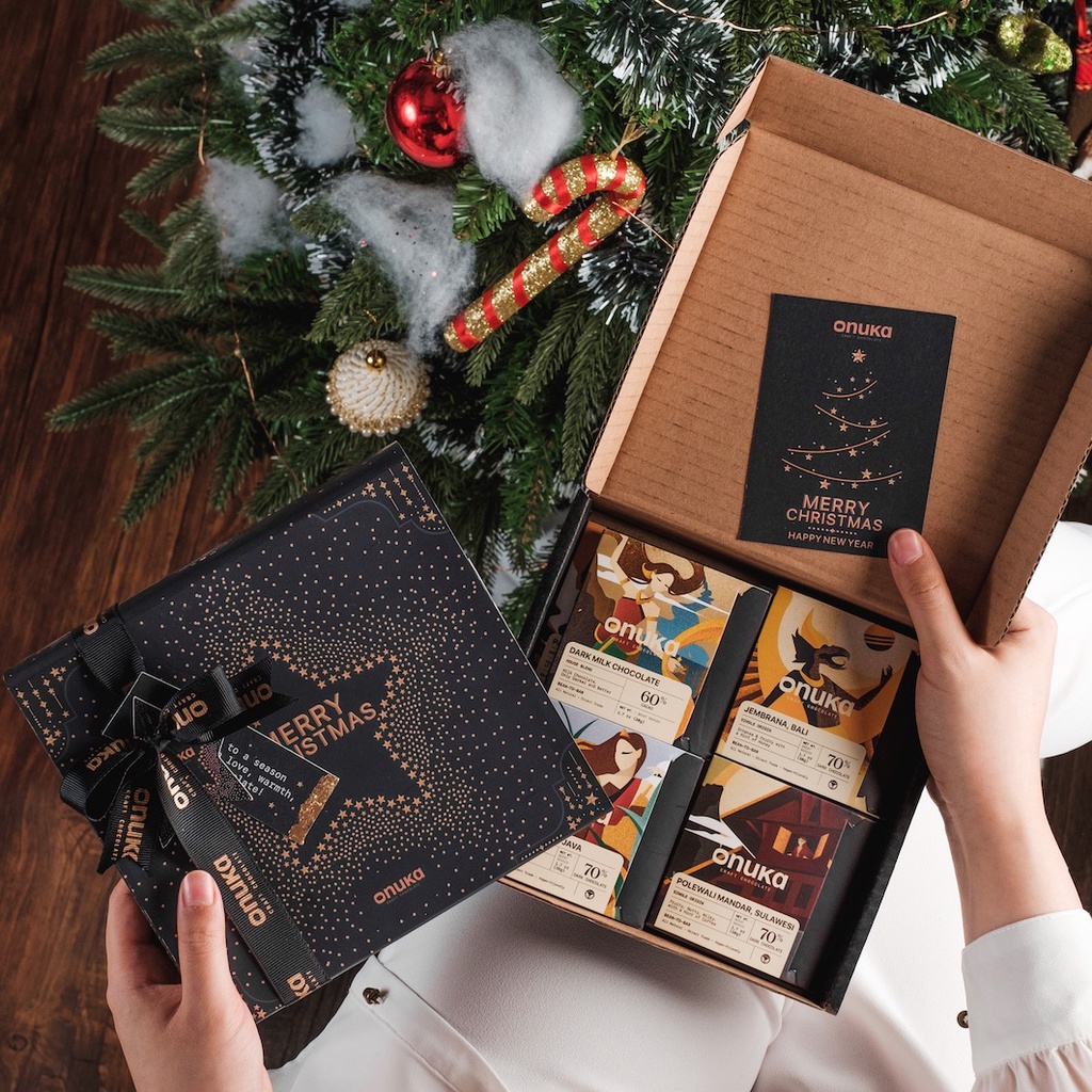 Jual Onuka SQUARES Christmas Gift Box / Hadiah Natal Tahun Baru ...