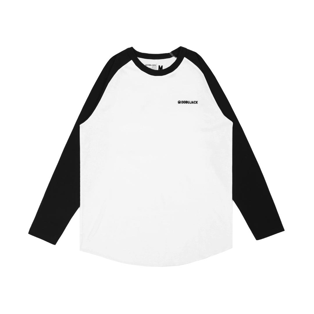Jual Dobujack Tshirt Longsleeve Lytse Black Raglan | Shopee Indonesia