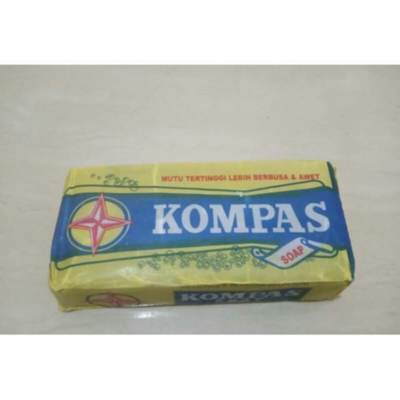 Jual Sabun Kompas Batangan Sabun Batang Kompas 130 Gram | Shopee Indonesia