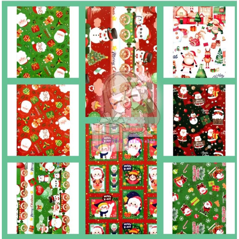 Jual KERTAS KADO SANSANWAWA NATAL MERRY CHRISTMAS KERTAS KADO NATAL ...