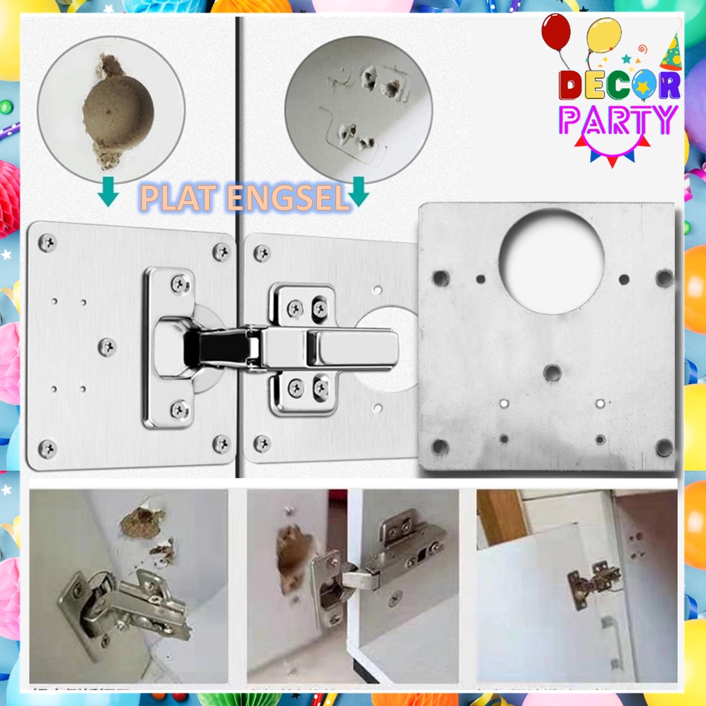 Jual DP Plat Perbaikan Engsel Pintu Lemari Plat Engsel Pintu Kabinet ...