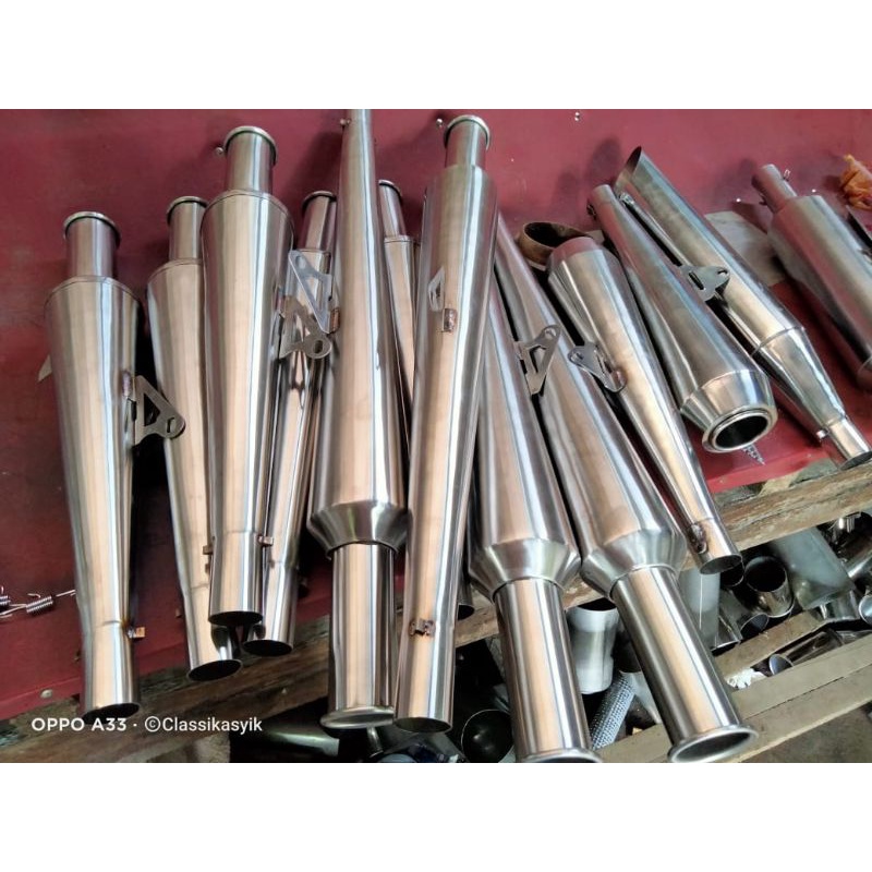 Jual knalpot CHOPER model Kumbul panjang | Shopee Indonesia
