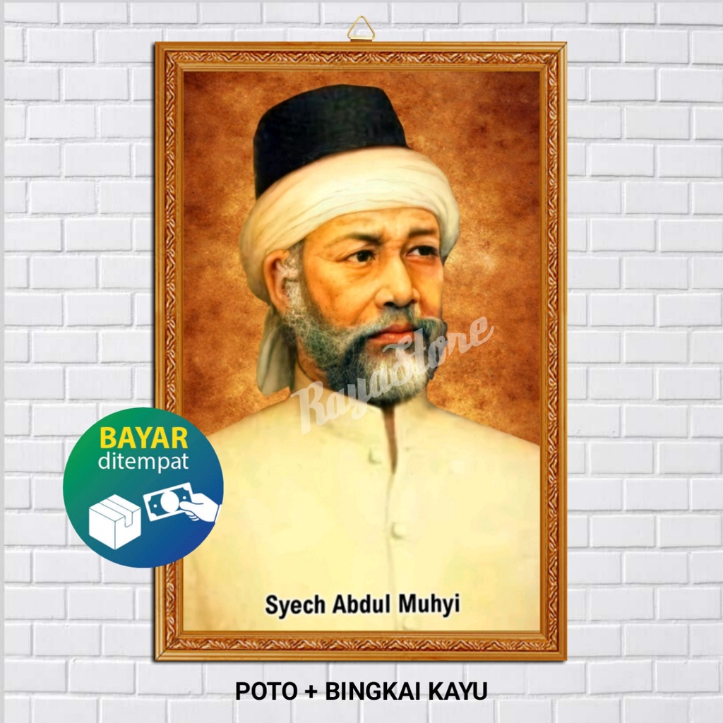 Jual POSTER POTO + BINGKAI SYEKH ABDUL MUHYI PAMIJAHAN / POSTER SYEH ...