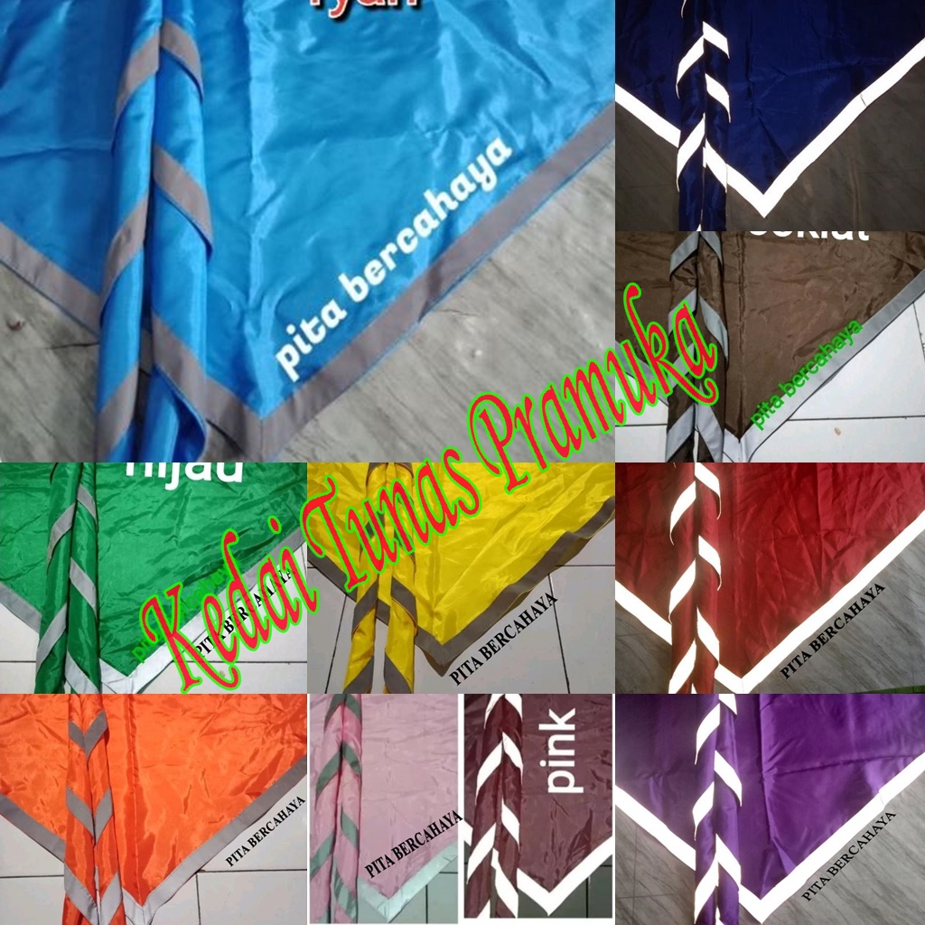 Jual Scarf Pramuka Scraf Pramuka Sleyer Slayer Pramuka Scaft 1 Warna ...