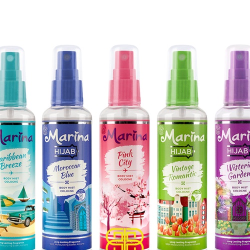 Jual MARINA HIJAB HAIR & BODY MIST COLOGNE 100ml | Shopee Indonesia